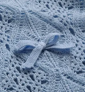 Dior Long-sleeved Cardigan With Bow Detail - Blue