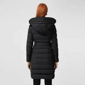 Burberry Detachable-hooded Belted Down Coat