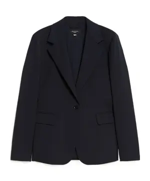 Max Mara Lamine Single-breasted Jacket - Black