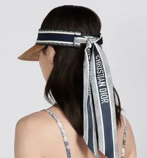 Dior D-ocean Visor With Mitzah