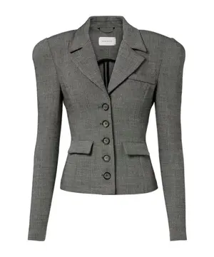 Magda Butrym Long-sleeved Suit Jacket - Black