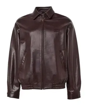 Miu Miu Nappa Leather Jacket - Black