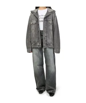 Acne Studios Hooded Denim Jacket