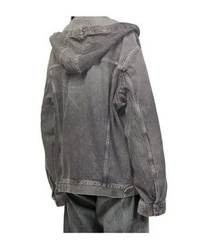 Acne Studios Hooded Denim Jacket