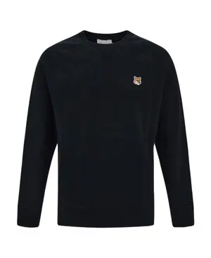 Maison Kitsuné Fox Head Patch Sweatshirt - Black