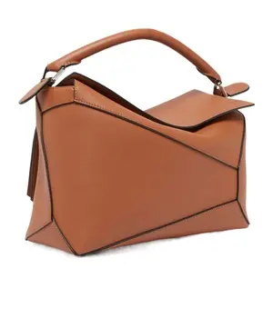 Loewe Puzzle Edge Shoulder Bag - Tan