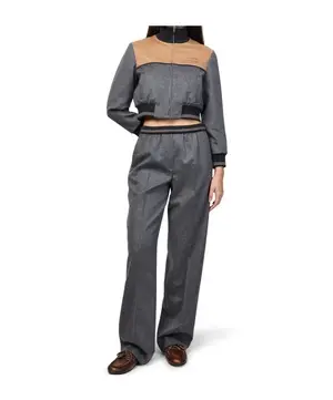Miu Miu Wool Pants With Drawstring