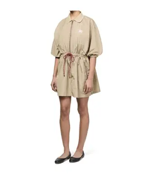 Miu Miu Short Sleeve Lapel Dress