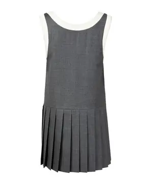 Miu Miu Sleeveless Pleated Dress