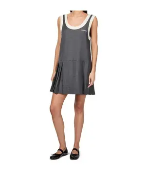 Miu Miu Sleeveless Pleated Dress