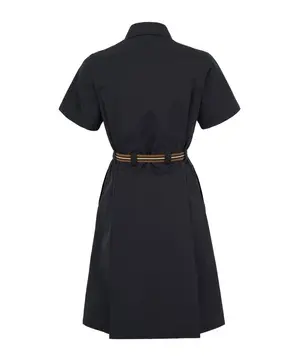 Miu Miu Lapel Short-sleeved Dress