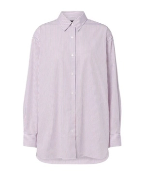NILI LOTAN Yorke Striped Cotton Shirt - White