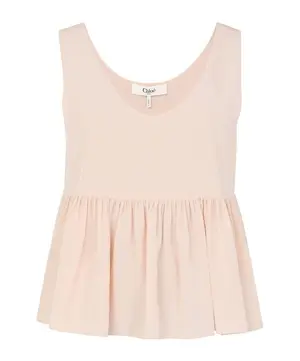 Chloé Sleeveless Top - Nude