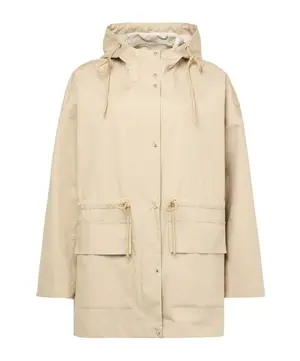 Moncler Long-sleeved Coat - Beige