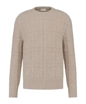 Dior Icons Cannage Sweater - Beige