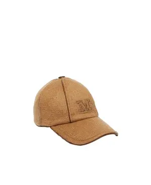 Max Mara Embroidered-logo Baseball Cap - Camel