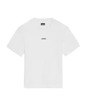 Jacquemus Logo Patch Crewneck T-shirt - White