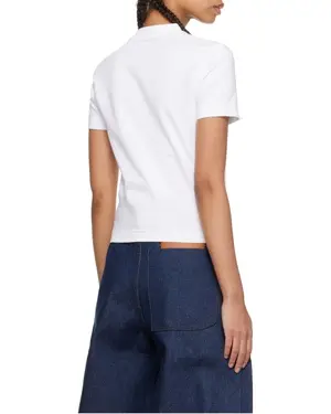 Jacquemus Logo Patch Crewneck T-shirt