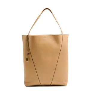Chloé Spin Large Tote Bag - Nude