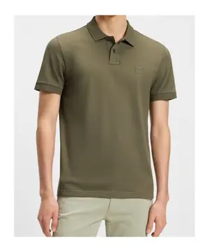 Hugo Boss Logo-plaque Polo Shirt