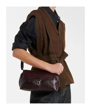 LEMAIRE Gear Small Leather Shoulder Bag