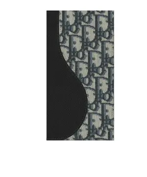 Dior Saddle Long Vertical Wallet - Black