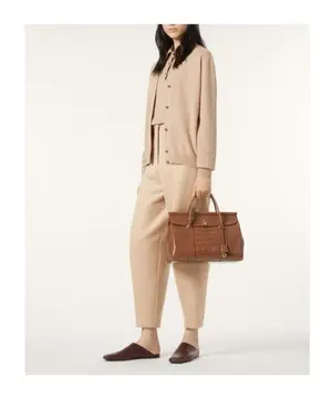 Loro Piana Long-sleeved Polo Neck Sweater - Nude