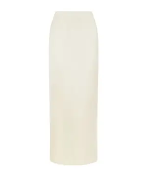 THE ROW Bartelle Silk-satin Maxi Skirt - Cream