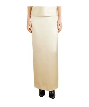 THE ROW Bartelle Silk-satin Maxi Skirt