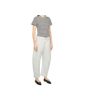 NILI LOTAN Shon Denim Trousers With Belt Loops