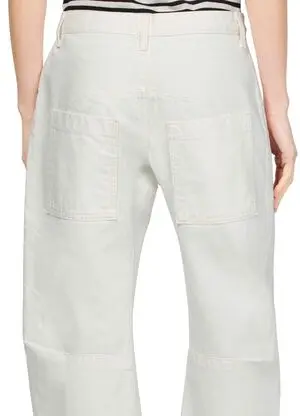 NILI LOTAN Shon Denim Trousers With Belt Loops