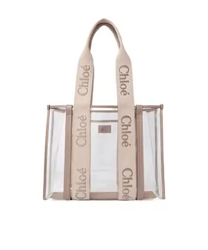 Chloé Woody Tote Bag - Light Pink