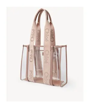 Chloé Woody Tote Bag - Light Pink