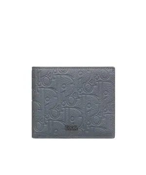 Dior Bifold Wallet - Dark Gray