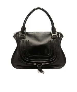 Chloé Marcie Small Shoulder Bag - Black