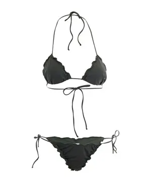 MC2 SAINT BARTH Triangle Bikini Set - Black
