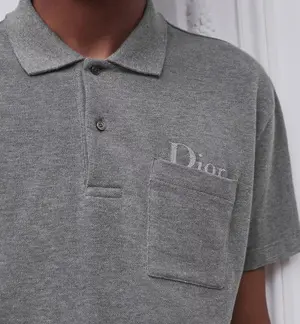 Dior Tonal Embroidery Polo Shirt