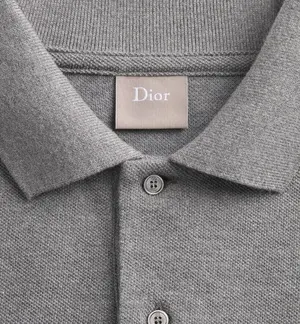 Dior Tonal Embroidery Polo Shirt