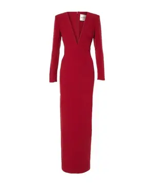 Roland Mouret Crêpe Gown - Red