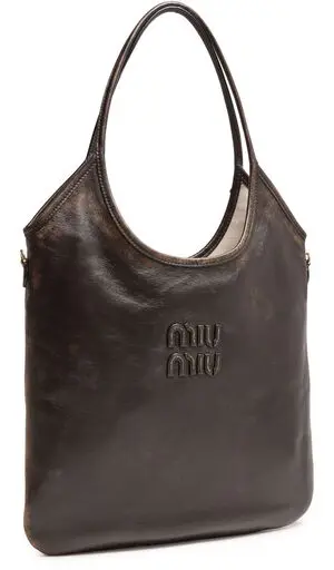 Miu Miu Aged Nappa Leather Ivy Bag
