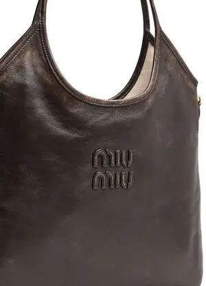 Miu Miu Aged Nappa Leather Ivy Bag
