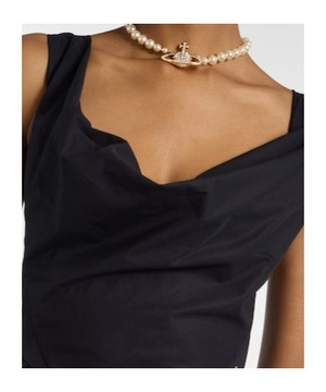 VIVIENNE WESTWOOD Sunday Cotton Mini Dress - Black