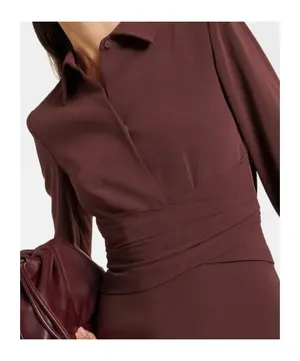 Roland Mouret Pleated Midi Dress