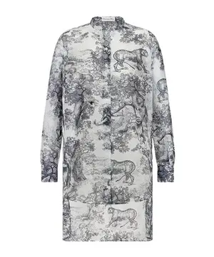 Dior Dioriviera Long Blouse - Gray