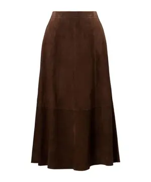 Vince Midi Skirt - Brown