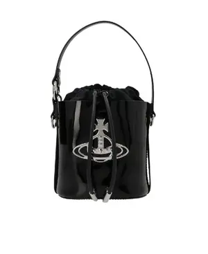 VIVIENNE WESTWOOD Daisy Leather Bucket Bag