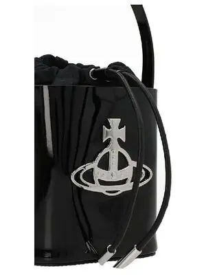 VIVIENNE WESTWOOD Daisy Leather Bucket Bag