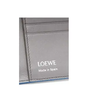 Loewe Folded Wallet In Shiny Nappa Calfskin
