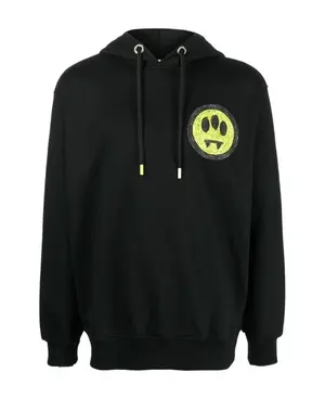 BARROW Drawstring Hood Hoodie - Black