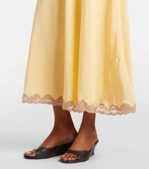 Rixo Marlice Lace-trimmed Silk Maxi Dress - No